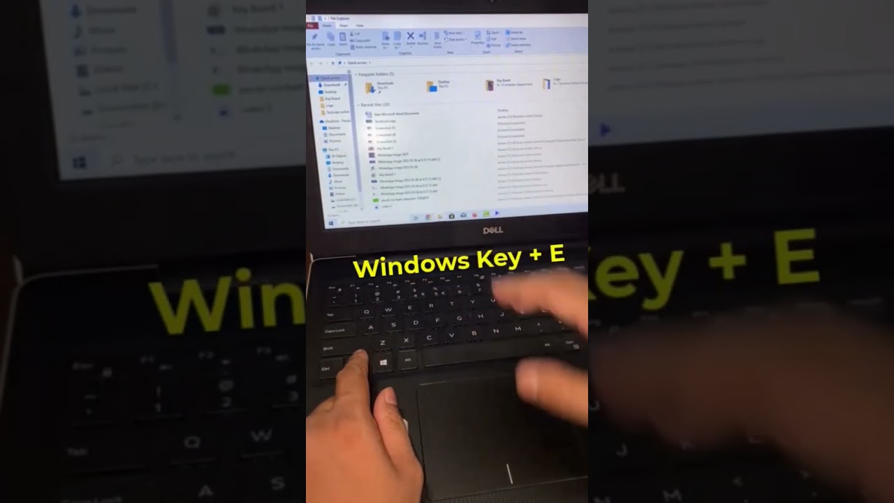 Quickly Open Computer Drive | File Explorer | windows lock shortcuts key #windowskey