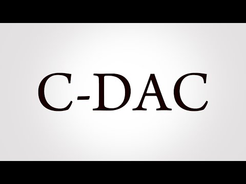 What does "C-DAC" stand for?