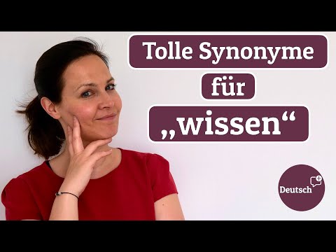 Synonyme für "wissen" (Wortschatz erweitern | Deutsch B2 - C2)