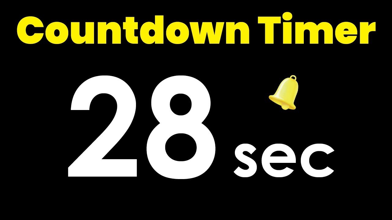 28 second Countdown Timer with Alarm