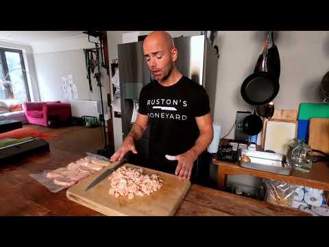 Making tallow from beef suet
