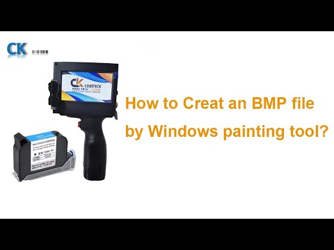 How to Creat an BMP file by Windows painting tool