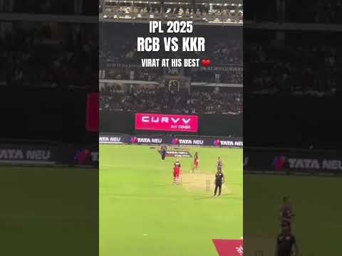 RCB VS KKR TATA IPL 2025 highlights #viratkohli #rcb #rcbvskkr