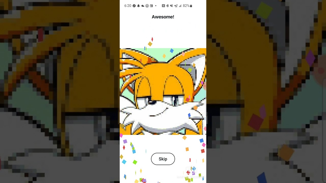 Sonic the Hedgehog pixel art (Tails) (pixel art part 110)