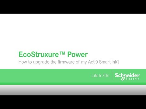 How to upgrade the firmware of my Acti9 Smartlink