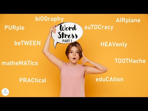 WORD STRESS PART1 | Oral Fluency | IMs | ELC