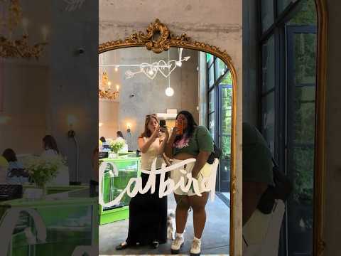 Getting matching bracelets at Catbird LA