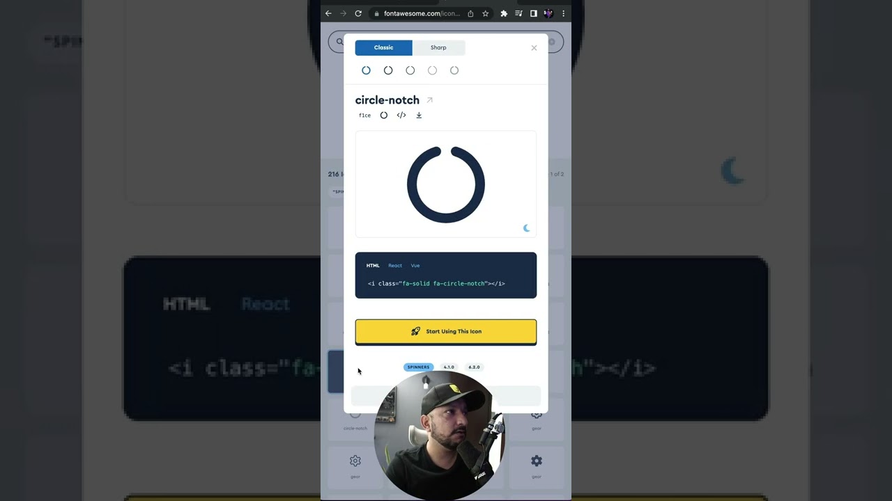 Tailwind CSS React Spinner in less than 60 seconds ⚡#shorts