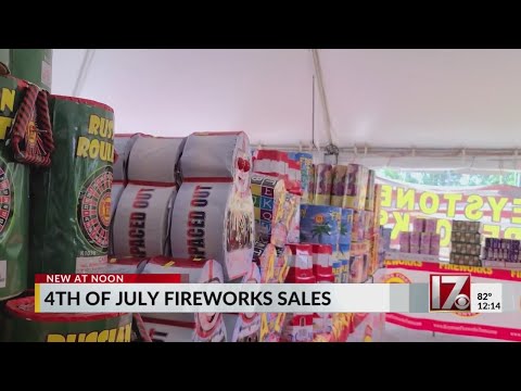 Fourth of July fireworks sales