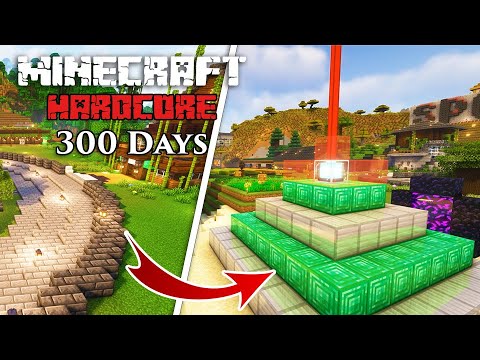I Survived 300 Days in Minecraft Hardcore!