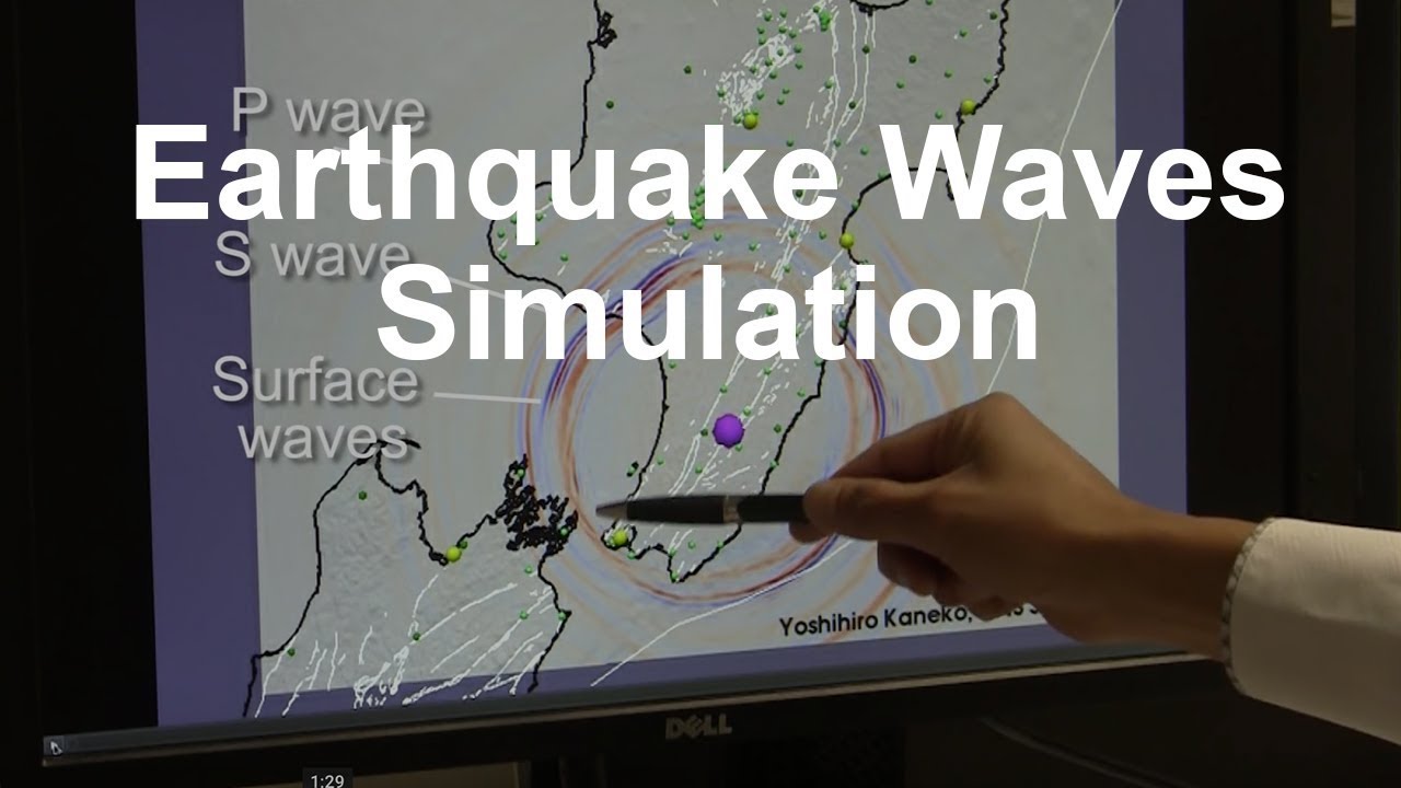 Computer Simulations of Earthquake Waves in NZ