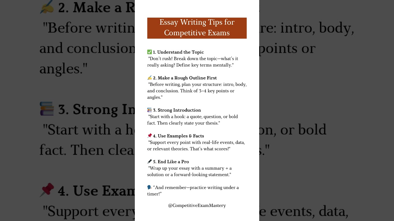 Essay Writing Tips for Competitive Exams | Score High in CSS, PMS, PPSC & More!