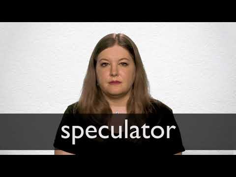 SPECULATOR definition in American English | Collins English Dictionary