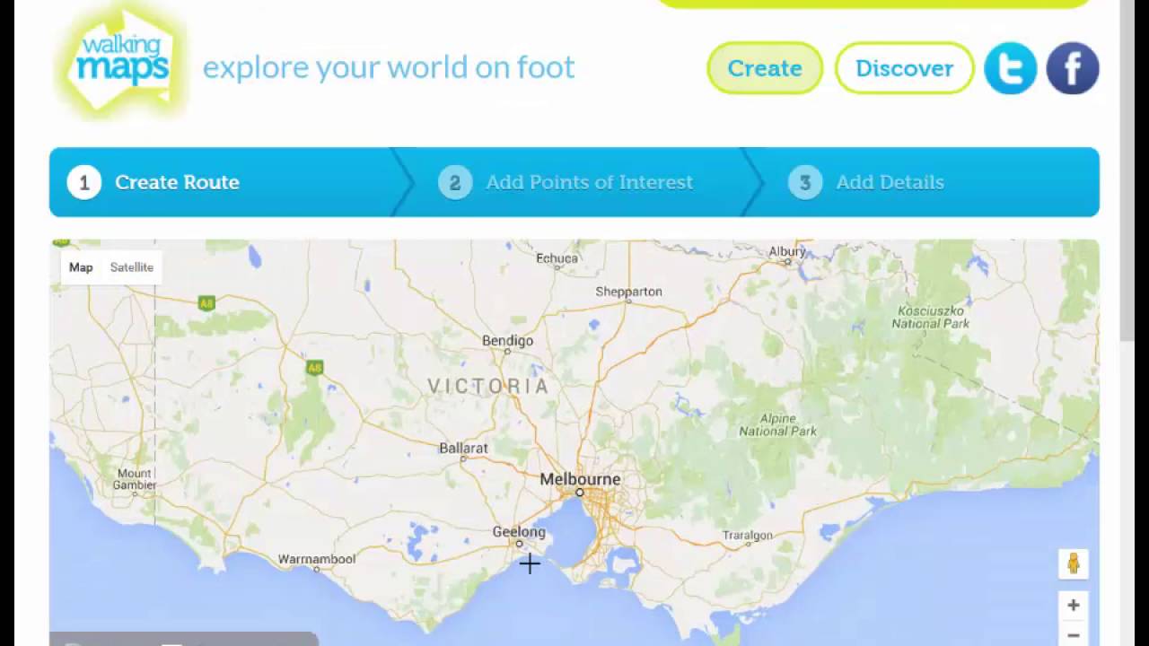 How to create digital Walking Maps - using GPS