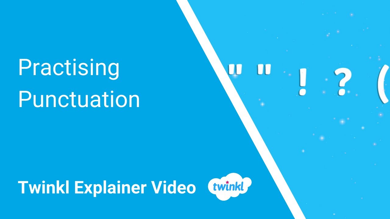 Practising Punctuation