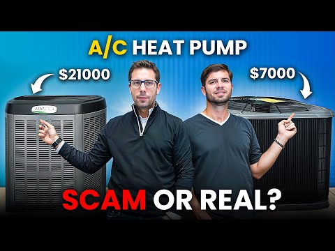 $21k VS $7k Air Conditioner Heat Pump | Scam Or Real | HVAC Review