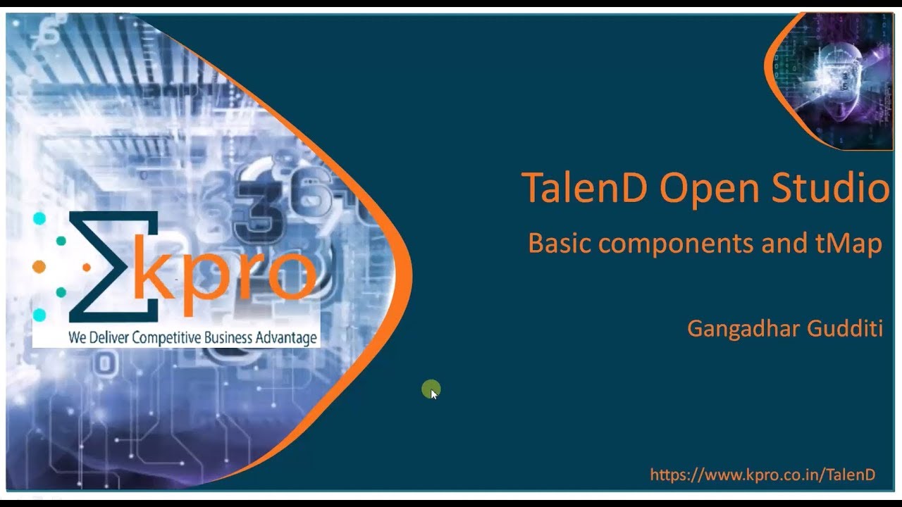 9. TalenD Basic Components tMap