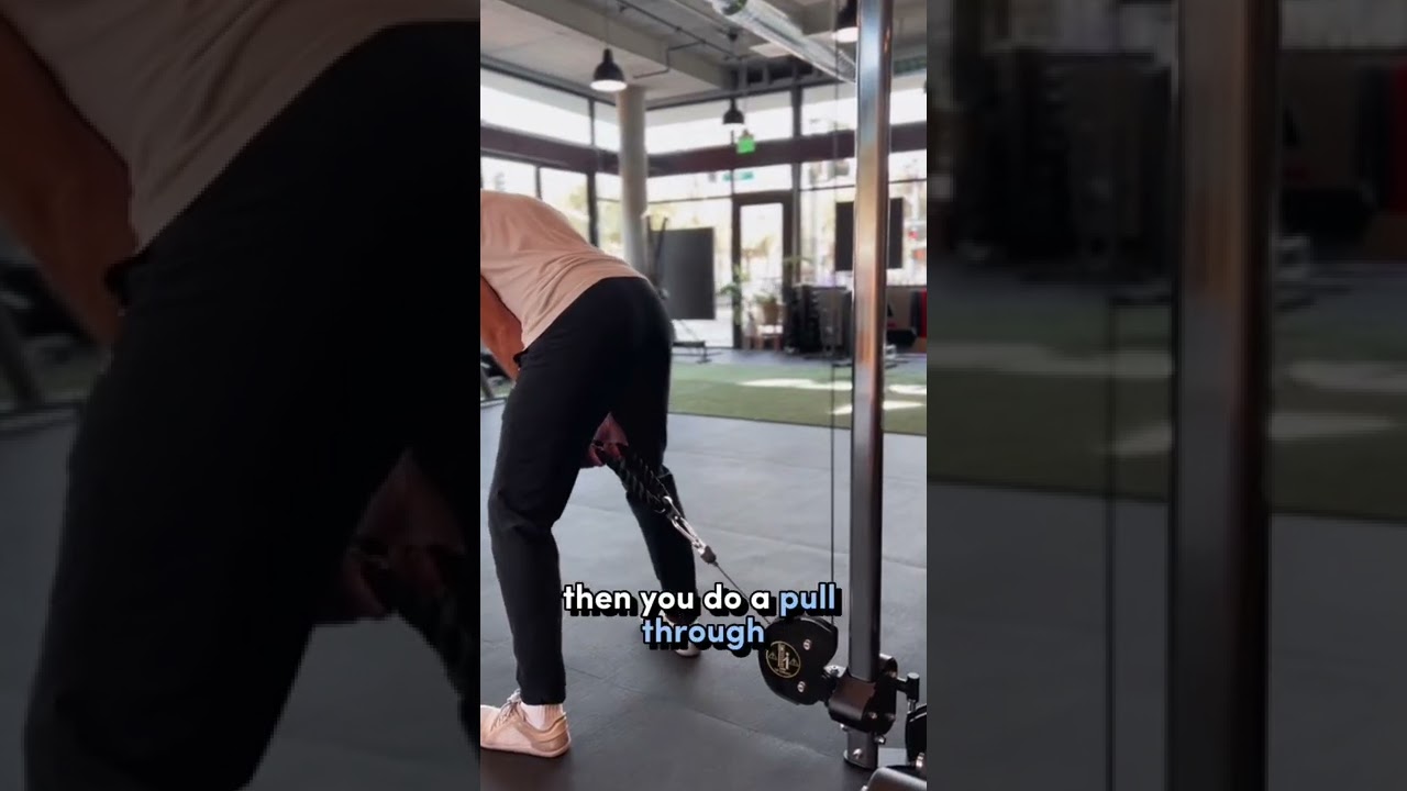 Simple and comprehensive full body cable machine only workout