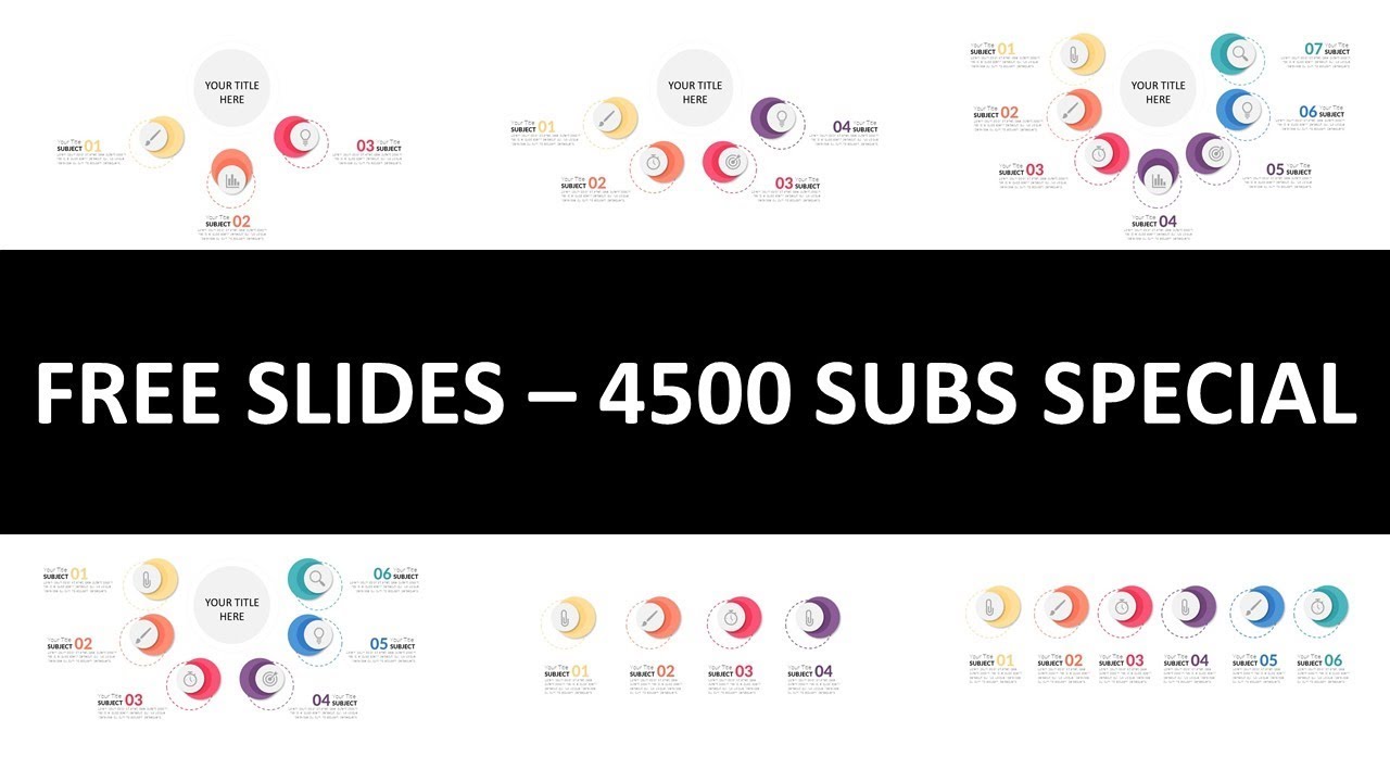 FREE animated Powerpoint template. 4500 subs SPECIAL! Powerpoint tricks