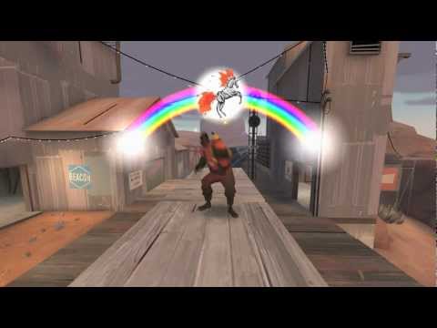 Steam Community :: Video :: Robot Balloonicorn Attack Heavy Metal (Rainblower Taunt Mod)