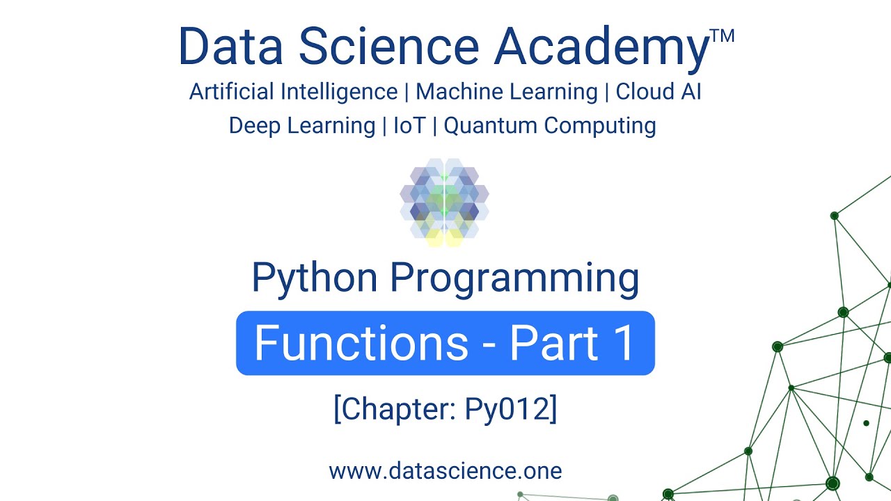 Python Programming for Beginners Py012: Functions - Part 1