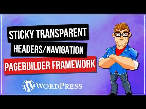Learn WordPress Transparent Sticky Headers - Mind Luster