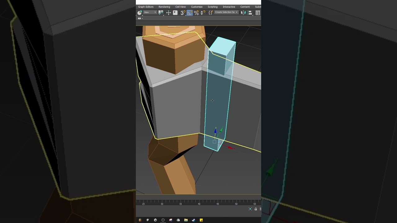 Low Poly Axe Model | 3DS Max