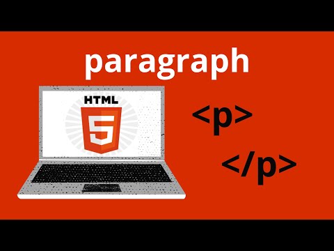 #4 how to write a paragraph in html document : 'p' tag