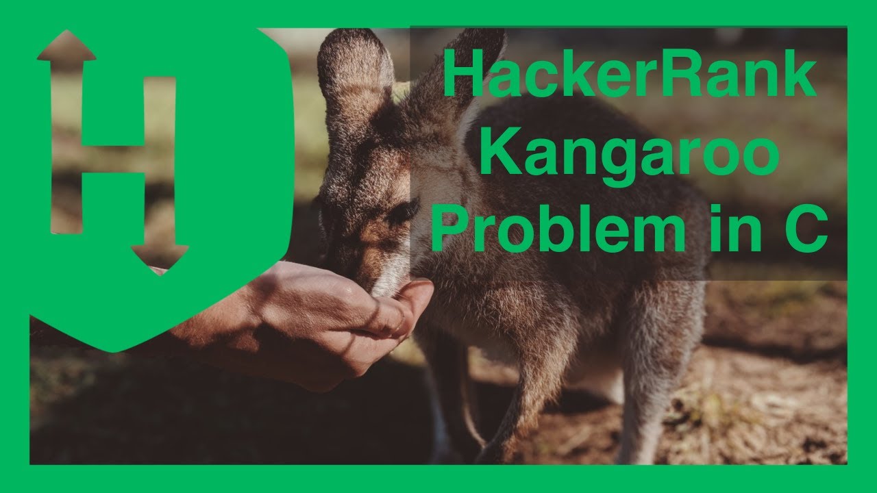 Kangaroo problem in HackerRank, Solution and Explanation in C