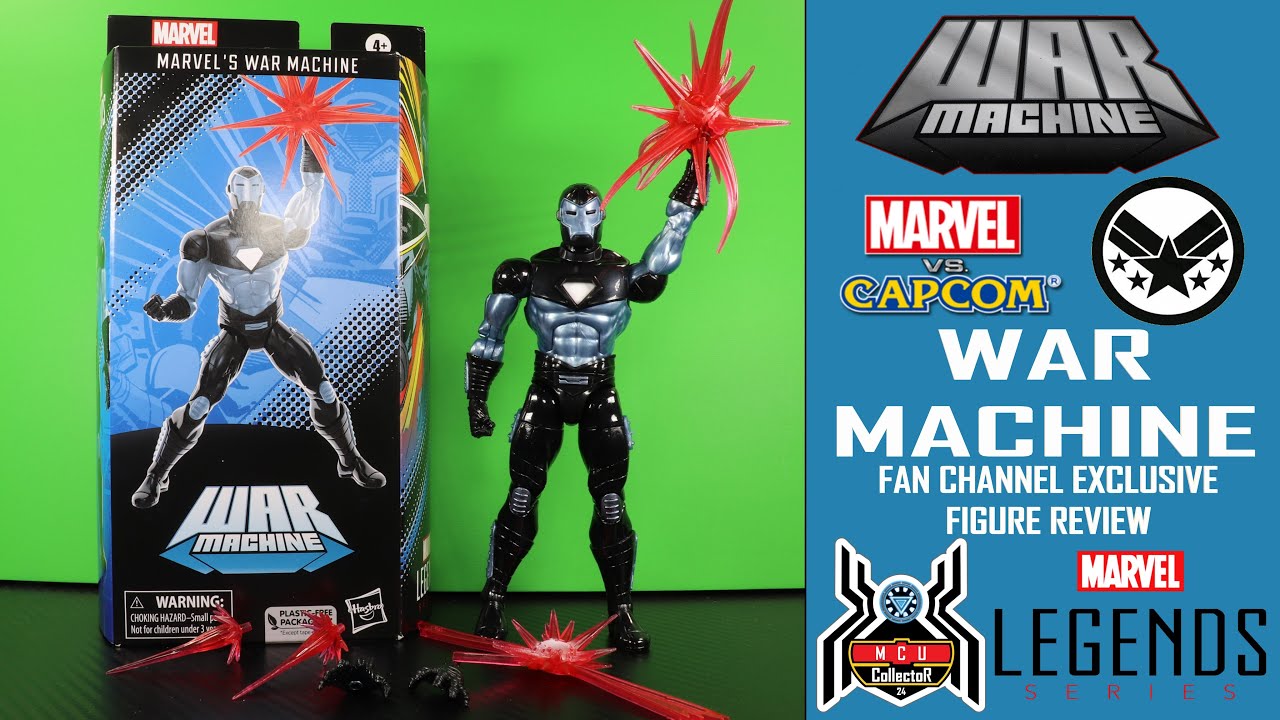 Marvel Legends WAR MACHINE MvC Marvel vs Capcom Iron Man Fan Channel Exclusive Figure Review