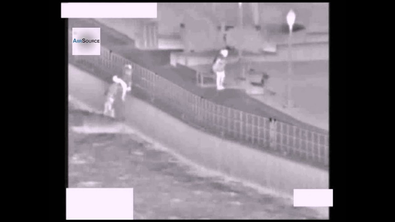 Illegal Border Crossing Captured on Remote Video Surveillance System (RVSS)