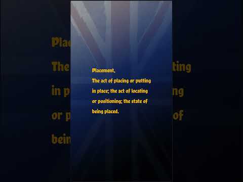 Placement Pronunciation & Meaning British English #english #pronunciation #britishaccent.mp4