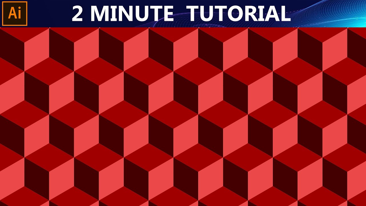 How to Create a Geometric Pattern Design | Illustrator Tutorial Free 2020