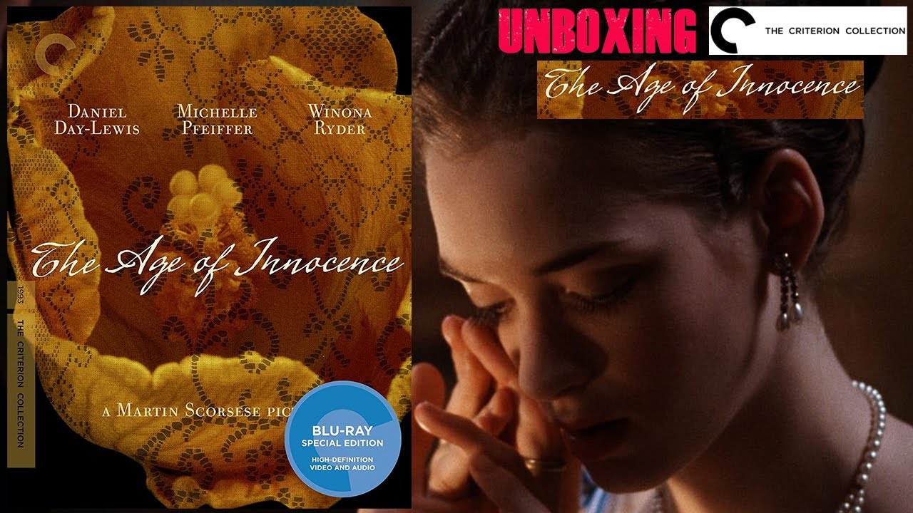 The Age of Innocence 1993 The Criterion Collection Blu Ray Edition Review and Unboxing Winona Ryder