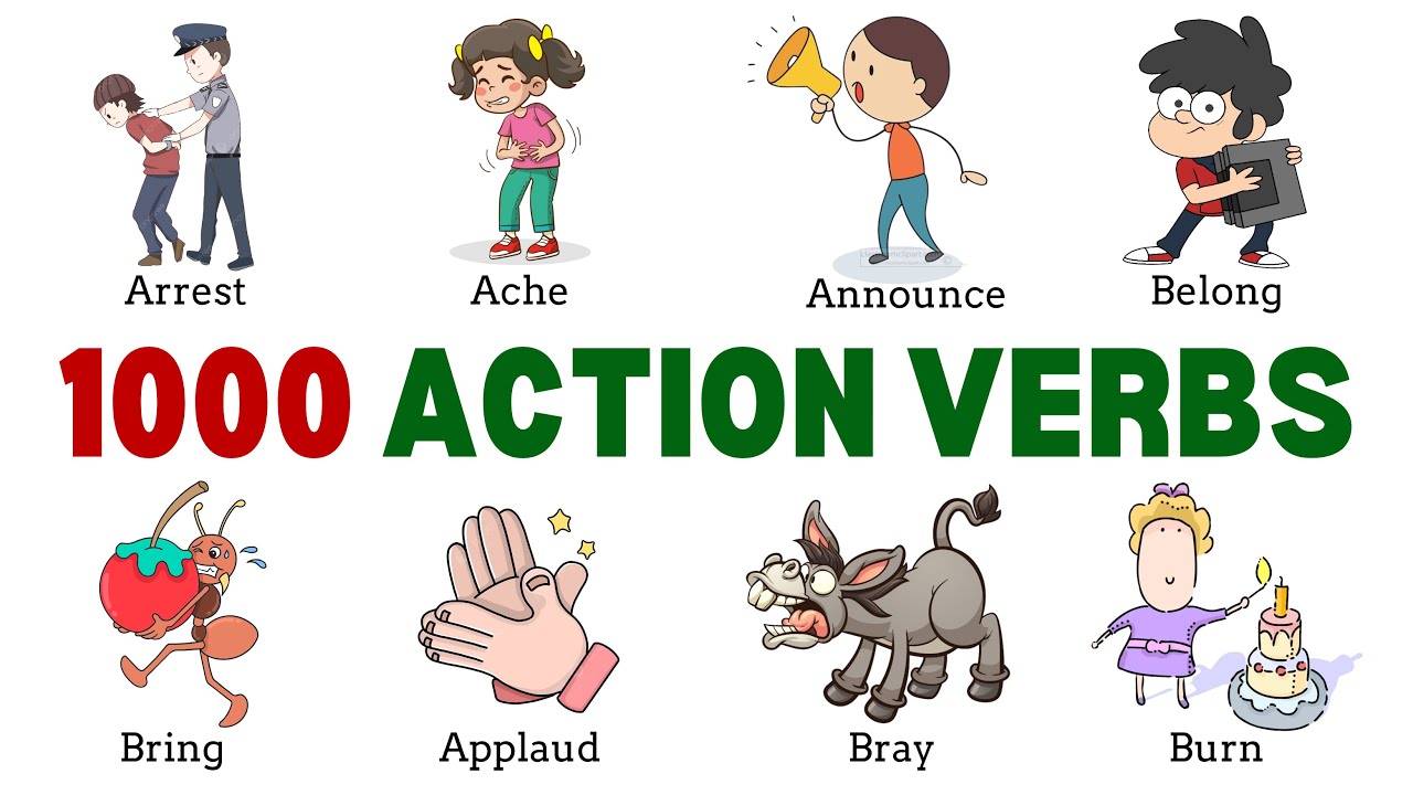Exploring 1000 Action Verbs: A Comprehensive Guide to Common English ...