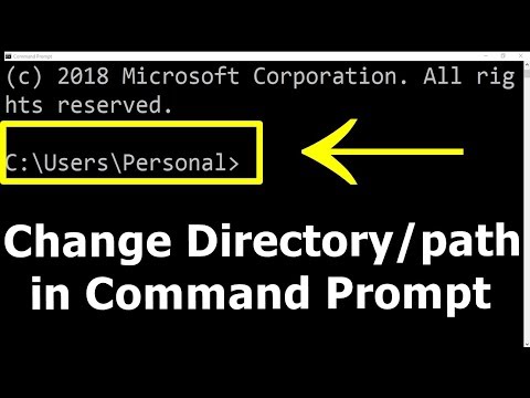 How To Change Directory/Path in cmd Windows 10 | how to go to another Drive in Command Prompt