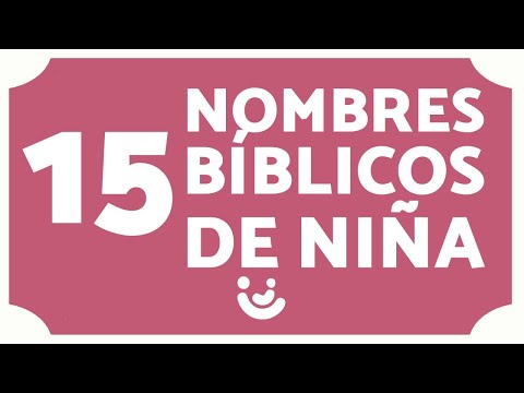 Los mejores NOMBRES BÍBLICOS de NIÑA 👧🏻⛪ (+Significados)