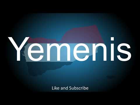 How to correctly pronounce - Yemenis.