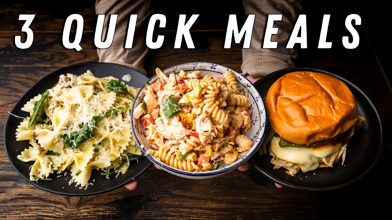 3 Restaurant-Quality Dinners with Rotisserie Chicken