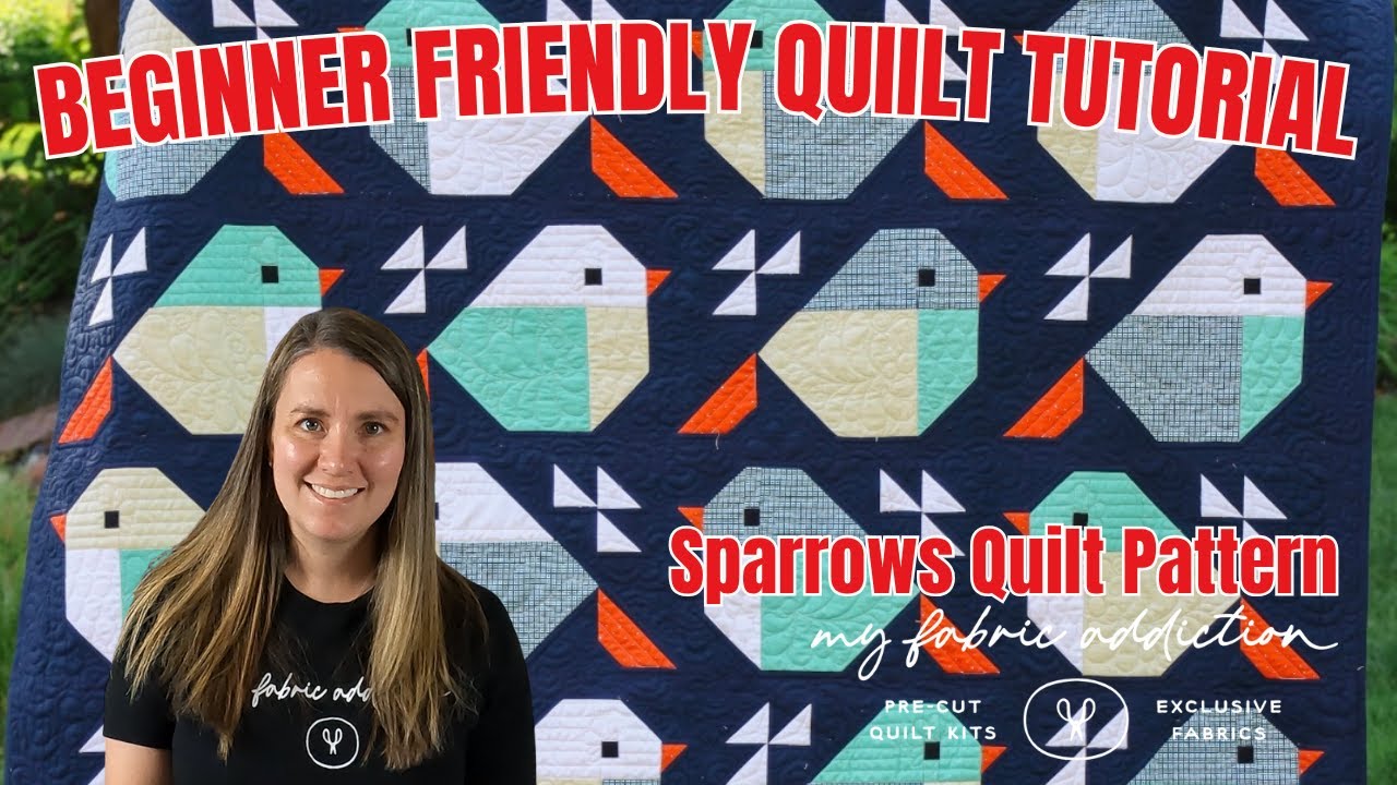 How to Make the Sparrows Quilt | Step-by-Step Tutorial with Precut Bee Basics Fabric!