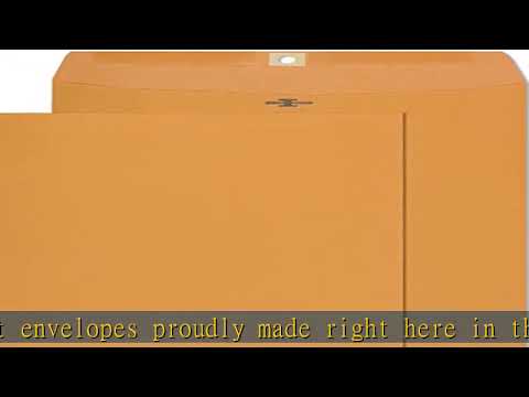 Clasp Envelopes – 10x13 Inch Brown Kraft Catalog Envelopes - 30 Pack - with Clasp Closure & Gummed
