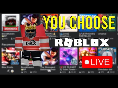 π΄Roblox Live!π΄ Playing ANY GAMES with viewers!