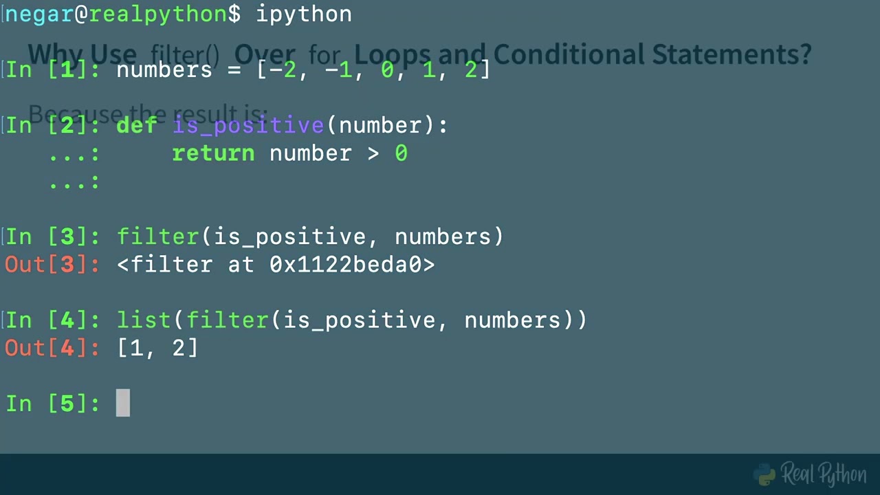 Get Started With Python's filter() function
