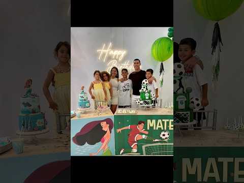 Ronaldo family enjoying happy birthday ๐ cake ๐ฅฎ in Home ๐ก #ronaldo #birthday #cake #home