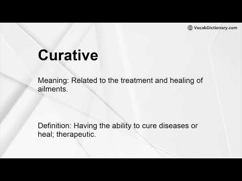 Curative Meaning