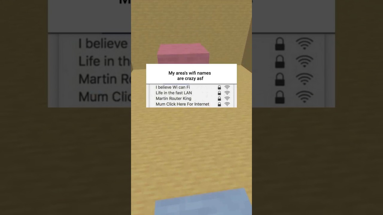 neighbourhood of funny wifi names 😅