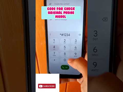 Secret Code for check original phone model version
