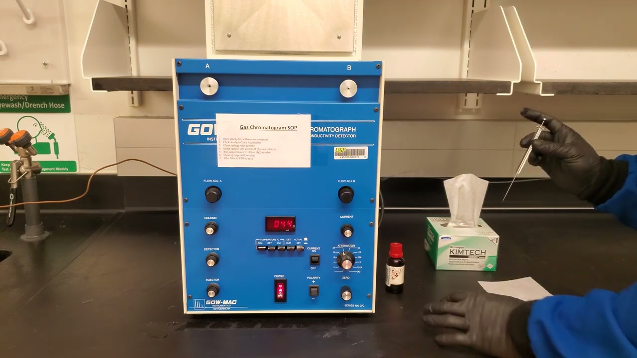 Guide to GowMac Series 400 Gas Chromatograph (USF)