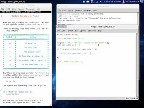 Python 15 Testing Operators