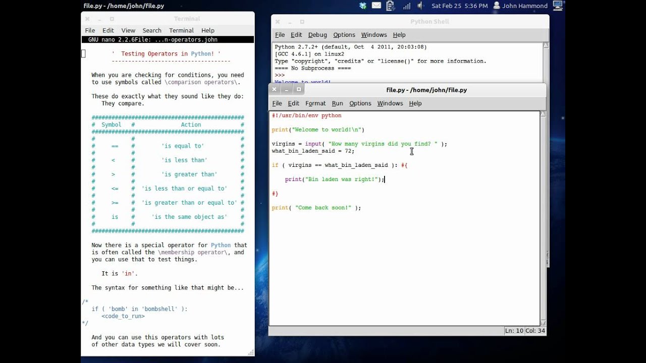 Python 15 Testing Operators